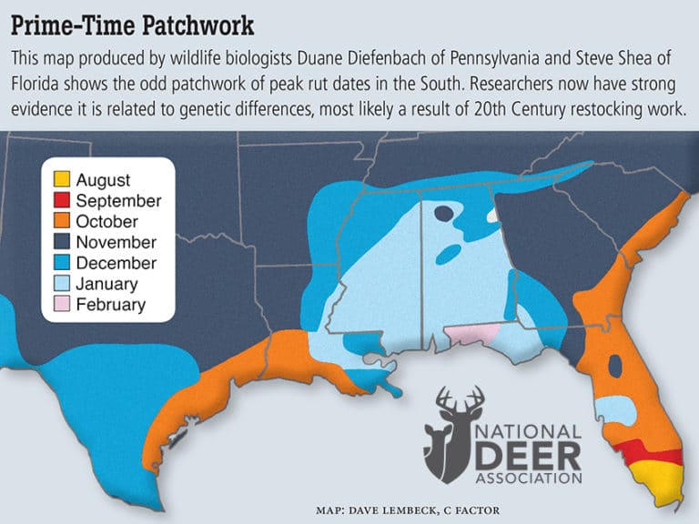 South Peak Rut Map | National Deer Association