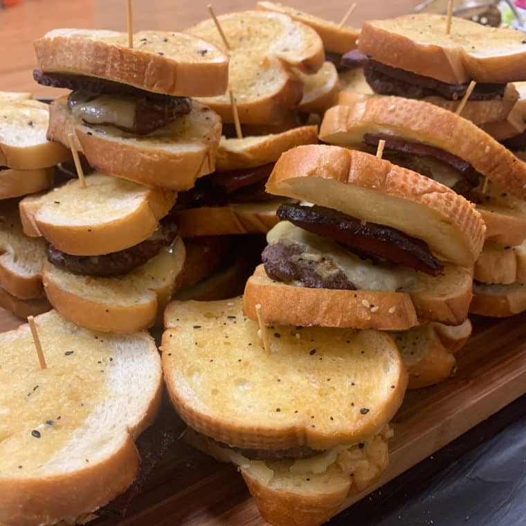 Venison Sliders with Honey Mustard Glaze