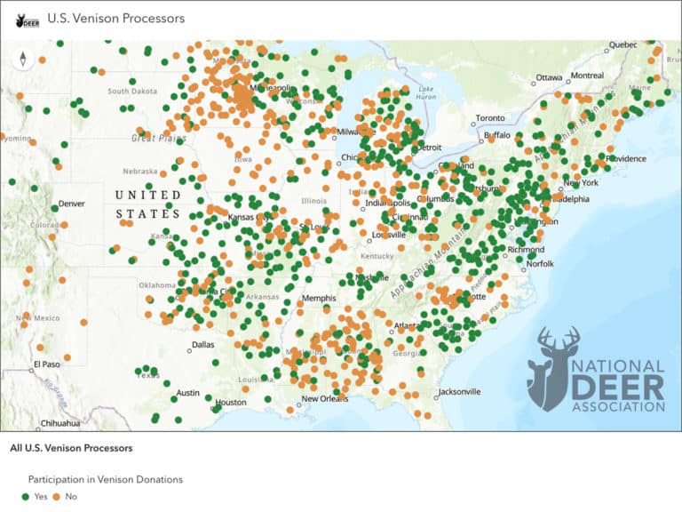 NDA’s New Venison Processor Map Helps You Find Deer Donation Programs