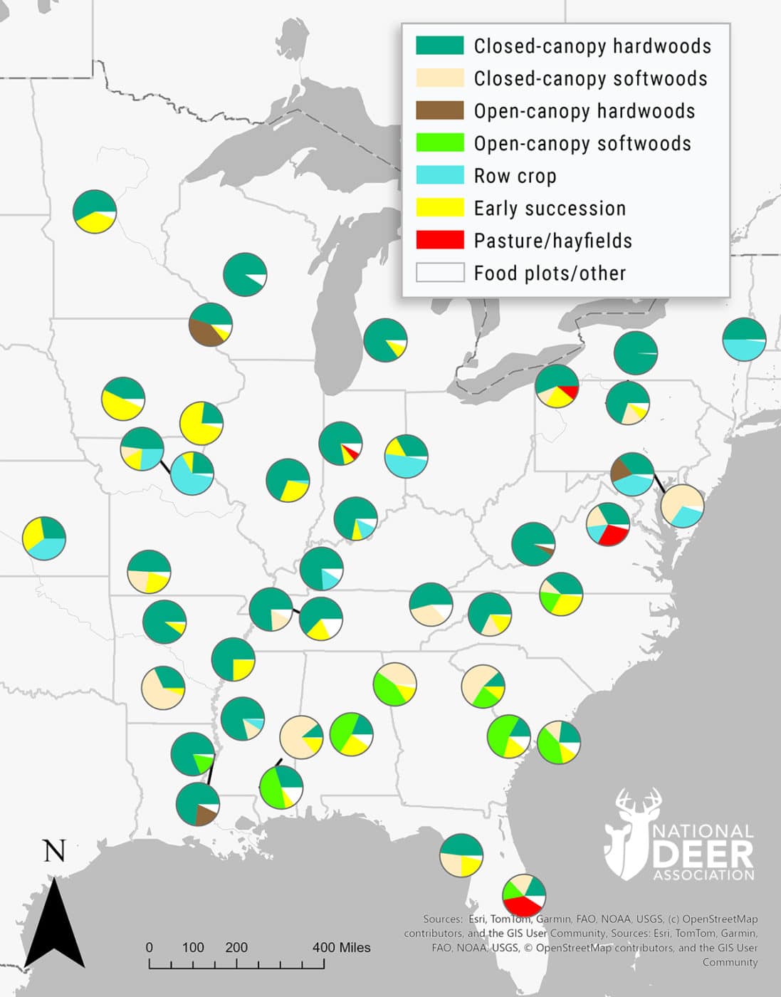 Deer Forage Map | National Deer Association